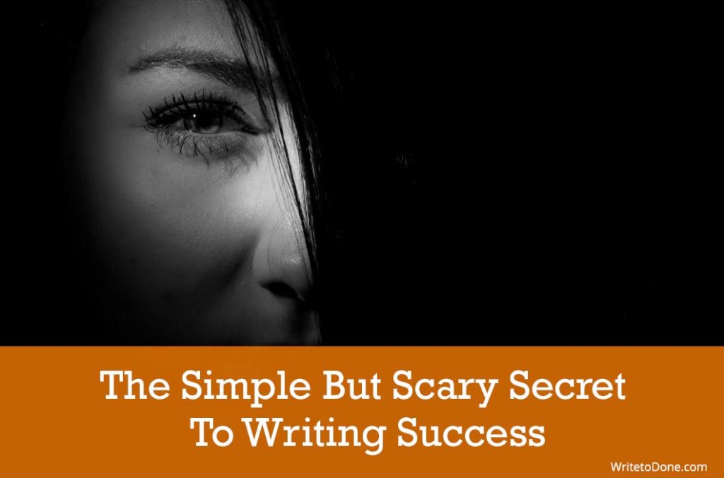 The Simple But Scary Secret To Writing Success | WTD