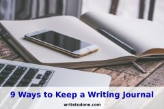 9 Ways to Keep a Writing Journal | WTD