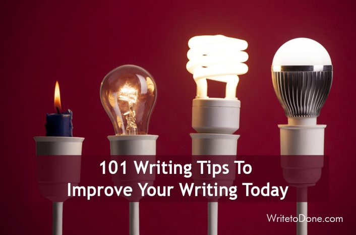 101 Writing Tips To Improve Your Writing Today | WTD