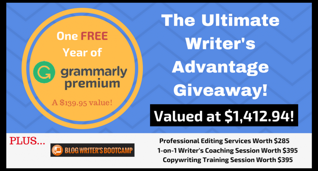 Cash in With The Ultimate Writer’s Advantage Giveaway | WTD