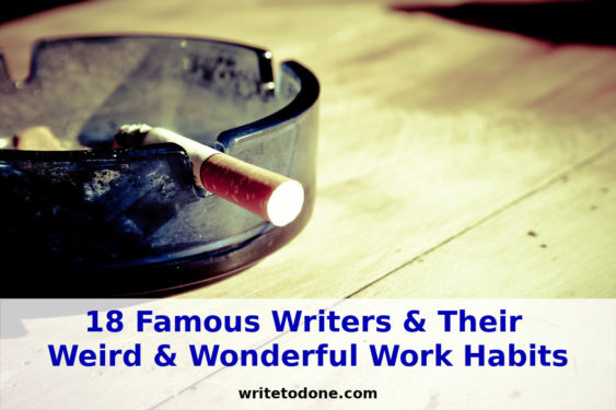 18 Famous Writers & Their Weird & Wonderful Work Habits | WTD