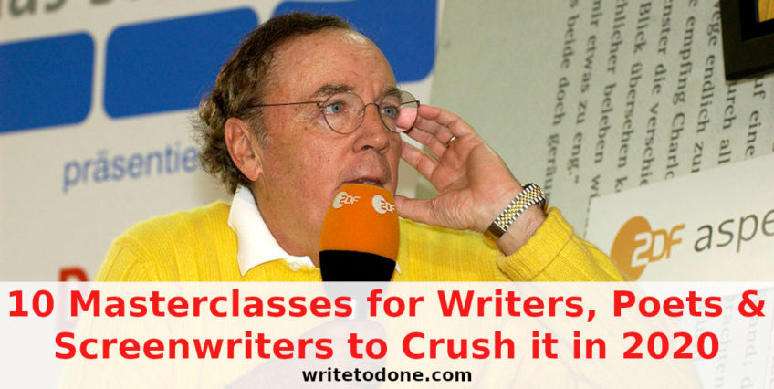 10 Masterclasses for Writers, Poets & Screenwriters to Crush it in 2020 ...